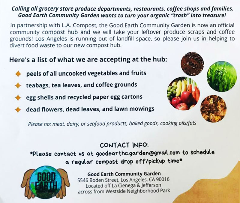 New Community Compost Hub | West Adams Neighborhood Council